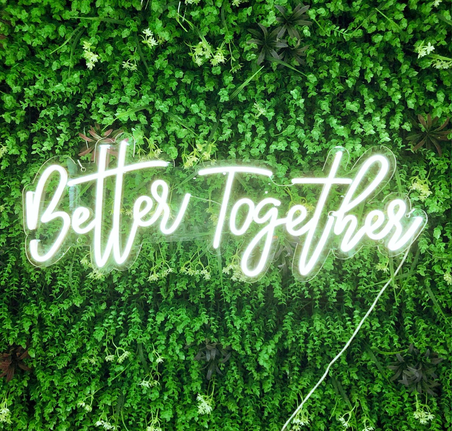 Better Together - Neon Sign | For Hire Melbourne