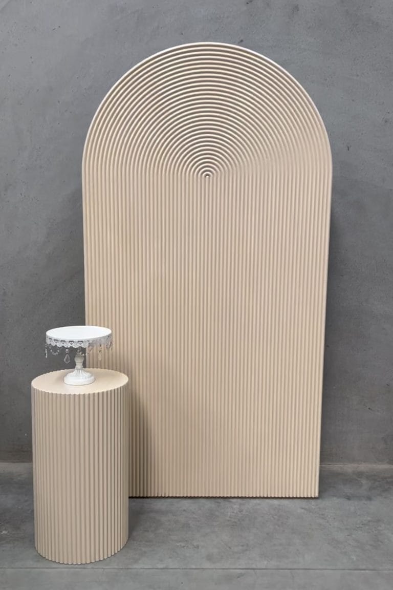 Rippled Arch Backdrop | For Hire Melbourne